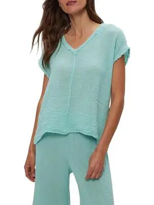 Michael Stars Draya V-Neck T-Shirt Serene