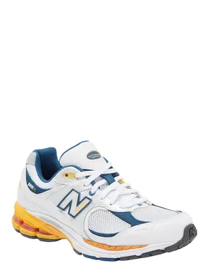 NEW BALANCE 2002r Athletic Sneaker White/ Orange