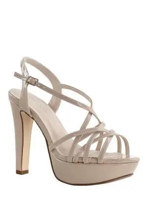 TOUCH UPS Wren Platform Sandal - Nude