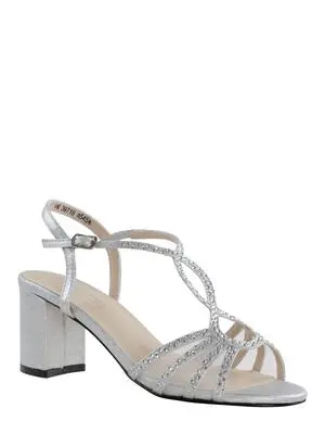 TOUCH UPS Touch Ups Anna Glitter Sandal Silver