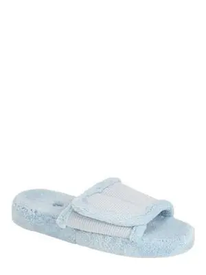 Acorn Waffle Spa Slide Slipper - Powder Blue