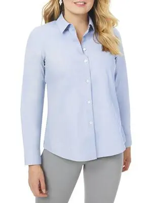 Foxcroft Dianna Non-iron Button-up Shirt - Blue Wave