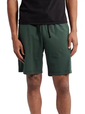 Daniel Buchler Daniel Buchler Peruvian Pima Cotton Lounge Shorts Deep Forest