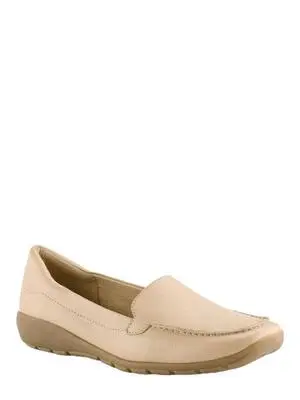 Easy Spirit Abide Loafer Wide Width By Easy Spirit Natural Leather