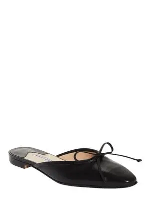 Manolo Blahnik Ballerimu Mule - Black