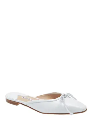 Manolo Blahnik Manolo Blahnik Ballerimu Mule White