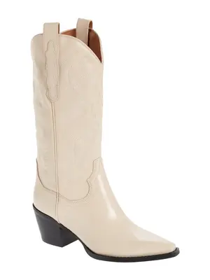 Jeffrey Campbell Jeffrey Campbell Dagget Western Boots Natural Leather