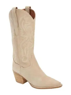 Jeffrey Campbell Dagget Western Boots - Sand Suede