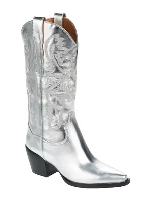 Jeffrey Campbell Jeffrey Campbell Dagget Western Boots Silver