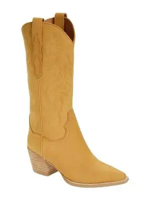 Jeffrey Campbell Jeffrey Campbell Dagget Western Boots Tan Nubuck