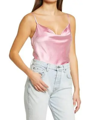 Endless Rose Endless Rose Cowl Neck Camisole Pink
