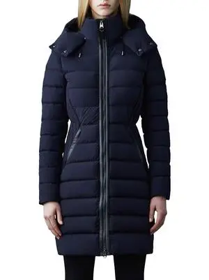 Mackage Farren Water Repellent Down Coat - Navy