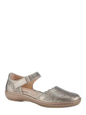 SPRING STEP SHOES Spring Step Sabriye D'Orsay Sandal Pewter Leather
