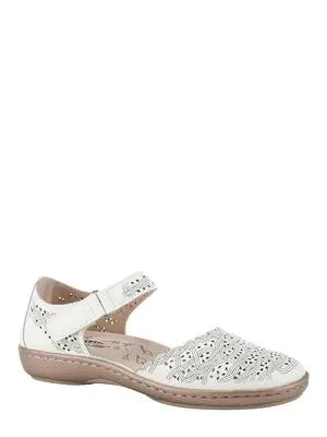SPRING STEP SHOES Spring Step Sabriye D'Orsay Sandal White Leather