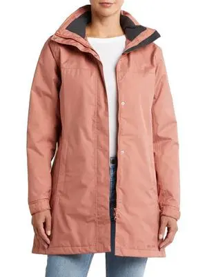 Helly Hansen Helly Hansen Aden Hooded Waterproof Insulated Rain Jacket Cedarwood