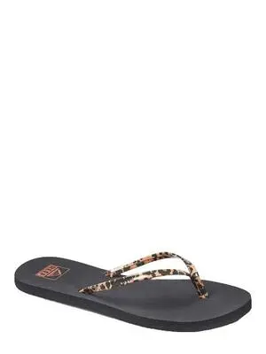 Reef Bliss Nights Flip Flop Classic Leopard