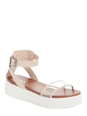 Mia Lunna Platform Sandal - Blush/ Clear Vinyl