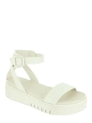 Mia MIA Lunna Platform Sandal Ivory