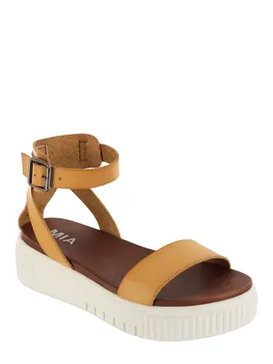 Mia MIA Lunna Platform Sandal Nude