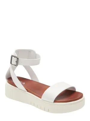 Mia MIA Lunna Platform Sandal White