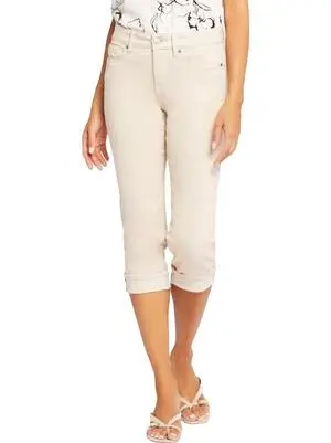 NYDJ NYDJ Marilyn Straight Leg Capri Jeans Feather
