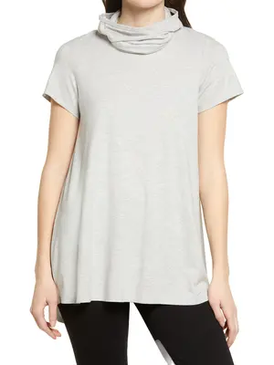 Hue Hue Mask T-Shirt Light Grey Heather