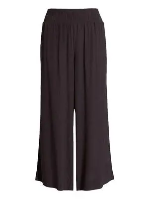 Tommy Bahama Caicos Crinkle Crop Pants - Black