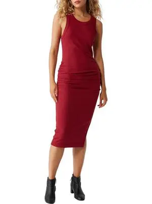 Michael Stars MICHAEL STARS Wren Midi Dress Carmine