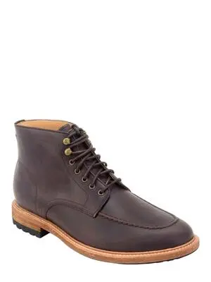 WARFIELD & GRAND Trench Lace-up Boot - Dark Brown