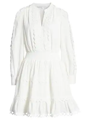 Endless Rose Endless Rose Lace Trimmed Dress White