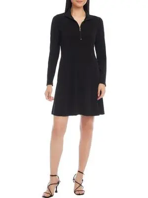 Karen Kane A-line Travel Jersey Dress - Black