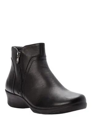 PROPET Waverly Wedge Bootie - Black Leather