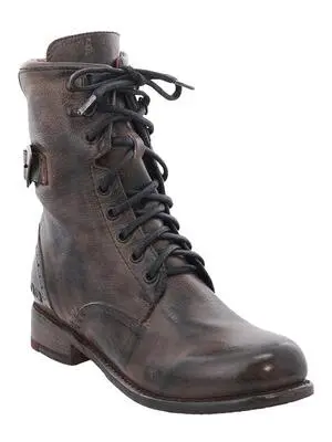 Bed Stu Anne Bootie - Black Rustic Rust