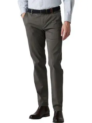 Rodd & Gunn Thomas Road Stretch Cotton Flat Front Chinos - Thyme