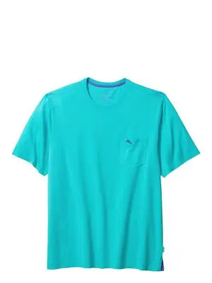 Tommy Bahama New Bali Sky Original Fit Pocket T-shirt Blue Curacao