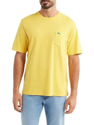 Tommy Bahama New Bali Sky Original Fit Pocket T-shirt Daffodil Daze