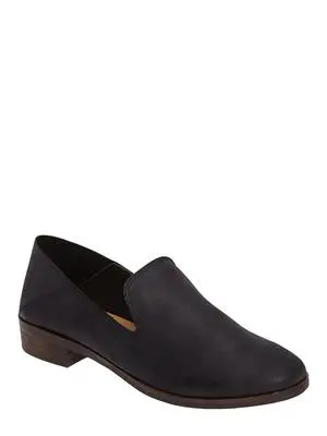 Lucky Brand Cahill Leather Flat - Black Leather