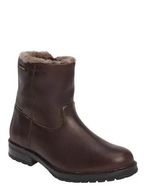 Mephisto Leonardo Hydroprotect Waterproof Shearling Lined Boots - Dark Brown Montana
