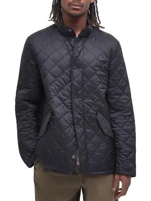 Barbour Flyweight Chelsea Quilted Jacket - Black