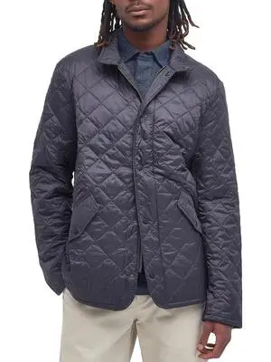 Barbour Flyweight Chelsea Quilted Jacket - Navy