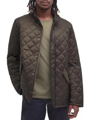 Barbour Flyweight Chelsea Quilted Jacket - Olive