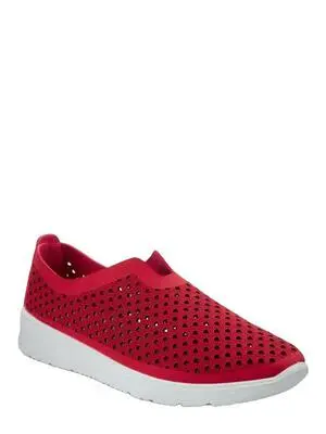 SPRING STEP SHOES Centrics Slip-on Sneaker - Red Nubuck Leather