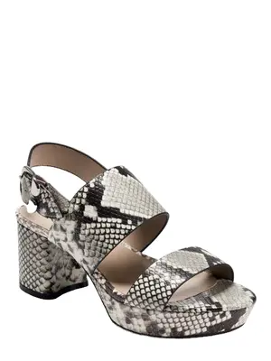 Aerosoles Platform Slingback Sandal Roccia