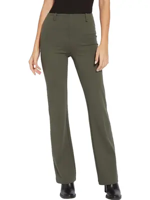 Lyssé Lysse Ponte Baby Bootcut Pants Dark Cedar