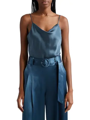 Cinq À Sept Cinq À Sept Marta Silk Camisole Onyx