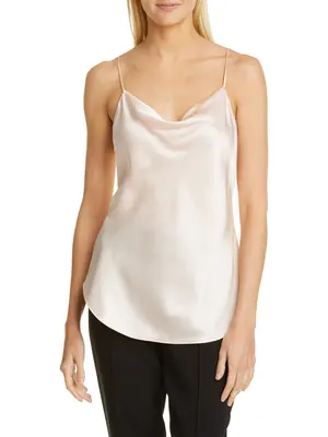Cinq À Sept Cinq À Sept Marta Silk Camisole Pearl Blush