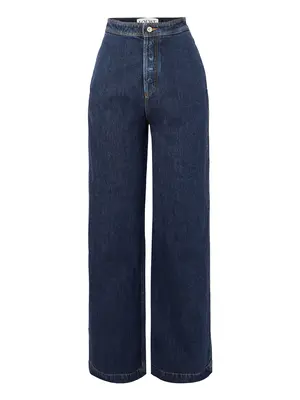 Loewe LOEWE High-Rise Wide-Leg Jeans Blue