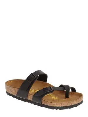 BIRKENSTOCK Mayari Birko-flor Sandal - Black