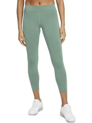 Nike Sportswear Essential 7/8 Leggings - Dutch Green/white
