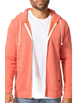 THREADS 4 THOUGHT Trim Fit Heathered Fleece Zip Hoodie Phoenix